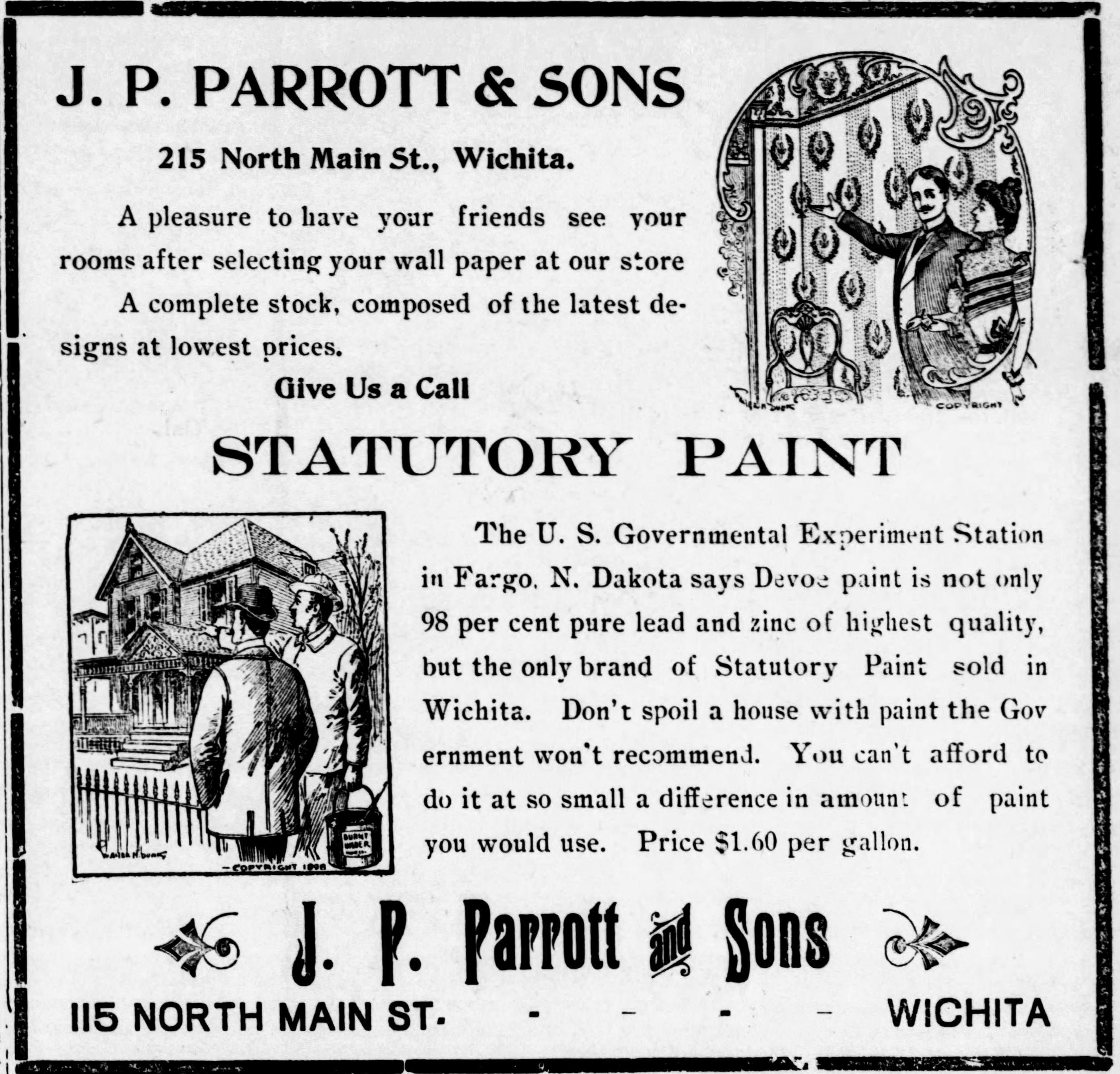 The descendants of Matthew Parrott, immigrant from Cambridgeshire